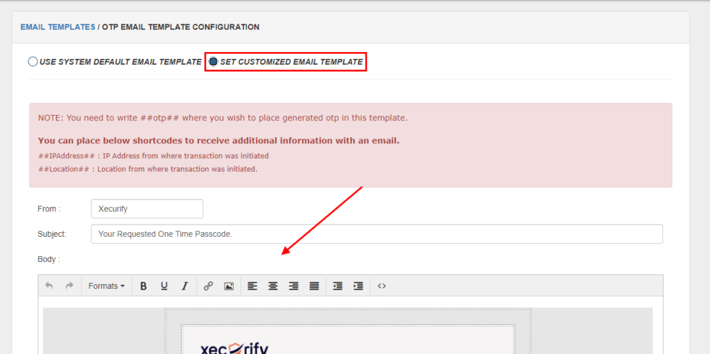 How to set up my own Email Templates? - Knowledge Base - miniOrange