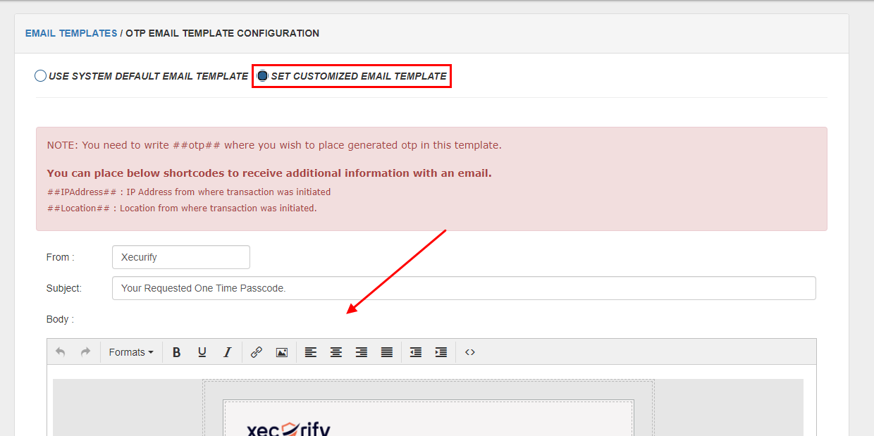 How to set up my own Email Templates? - Knowledge Base - miniOrange