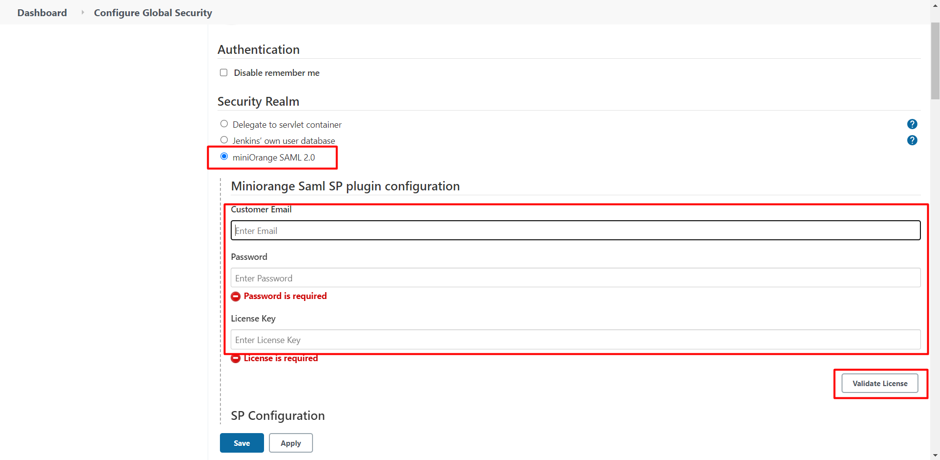 How to validate the license - Knowledge Base - miniOrange