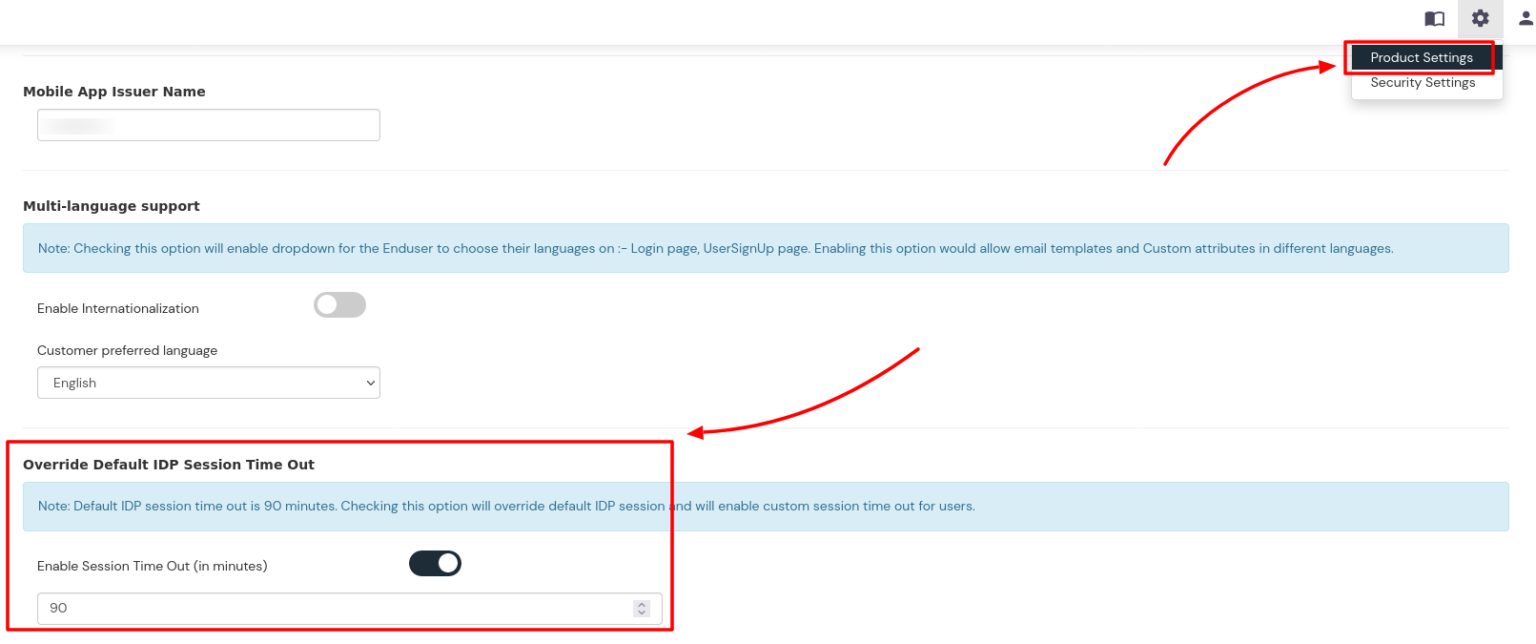 How to increase the Session Timeout period for miniOrange IAM? - Knowledge Base - miniOrange